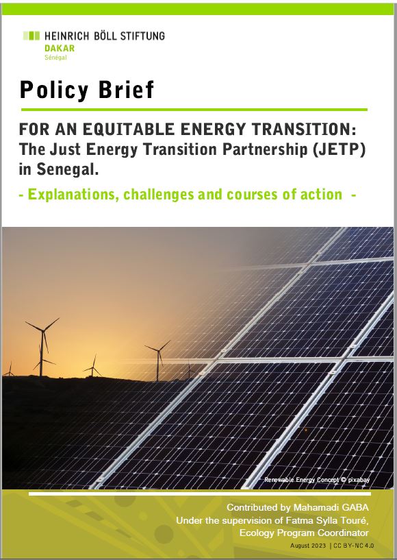 FOR AN EQUITABLE ENERGY TRANSITION | La Fondation Heinrich Böll ...